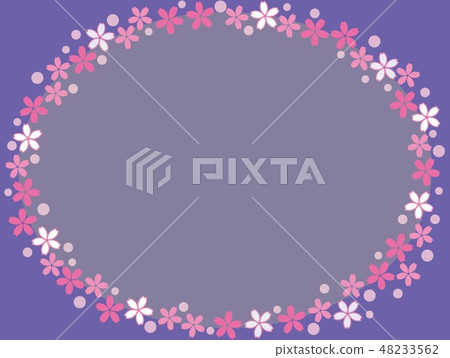 Cherry tree frame - Stock Illustration [48233562] - PIXTA
