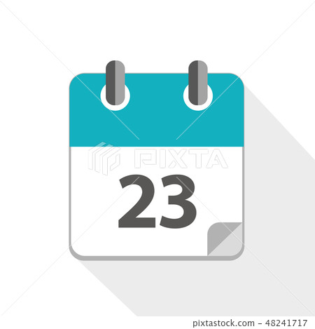 blue business calendar 23 icon - Stock Illustration [48241717] - PIXTA