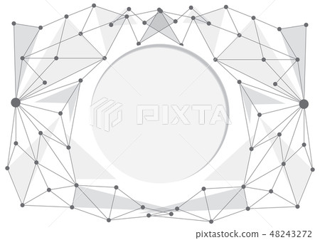 Abstract geometric connect lines and dots. - Stock Illustration ...