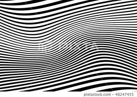 Abstract pattern. Texture with wavy, curves lines. - Stock Illustration ...