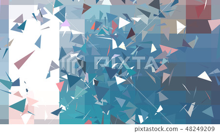 Particle triangle - Stock Illustration [48249209] - PIXTA