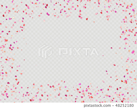 Effect Valentines confetti easy to use. EPS 10 - Stock Illustration ...