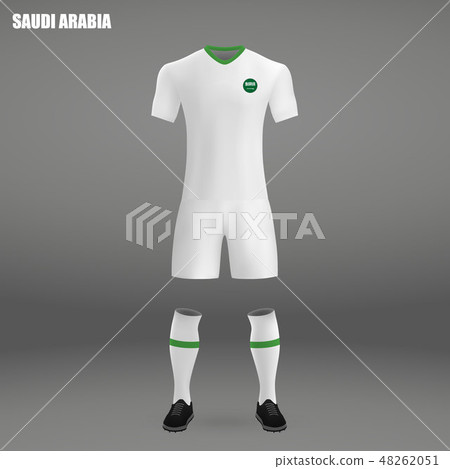 football kit of Saudi Arabia 2018 - Stock Illustration [48262051] - PIXTA