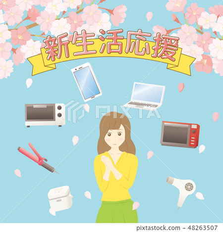 New life support women's daily necessities - Stock Illustration ...