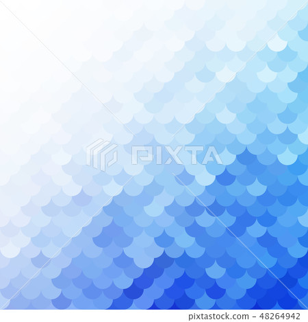 Blue Random Dots Background - Stock Illustration [48264942] - PIXTA