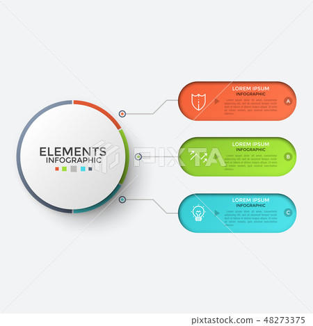 Unique infographic design template - Stock Illustration [48273375] - PIXTA