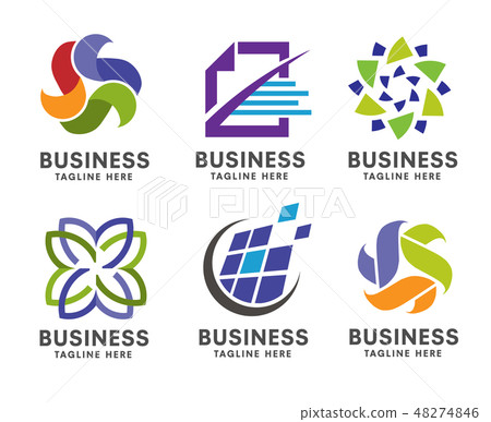 Creative Business logo set concept - Stock Illustration [48274846] - PIXTA