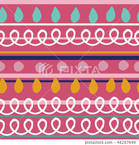 Image of spring. Seamless wallpaper material.... - Stock Illustration ...