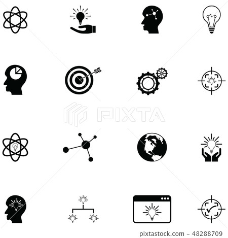 knowledge icon set - Stock Illustration [48288709] - PIXTA