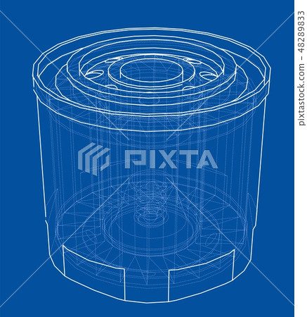 Vector oil filter concept - Stock Illustration [48289833] - PIXTA