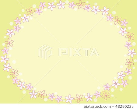 Cherry tree frame - Stock Illustration [48290223] - PIXTA