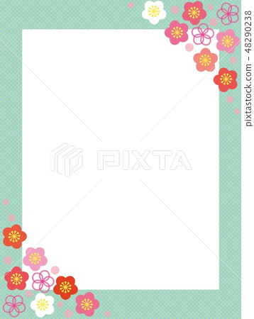 Plum frame grid - Stock Illustration [48290238] - PIXTA