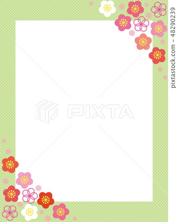 Plum frame grid - Stock Illustration [48290239] - PIXTA