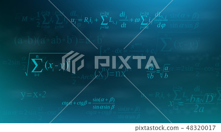 Creative vector illustration of math equation,... - Stock Illustration ...