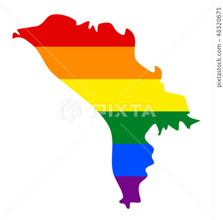 LGBT country map vector - Stock Illustration [48320675] - PIXTA