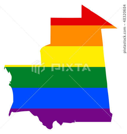 LGBT country map vector - Stock Illustration [48320684] - PIXTA