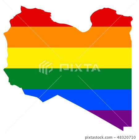 LGBT country map vector - Stock Illustration [48320710] - PIXTA