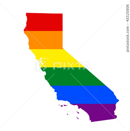 LGBT country map vector - Stock Illustration [48320806] - PIXTA