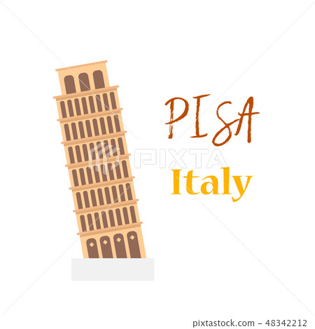 Italy Lettering Travel Vector Postcard, Poster - Stock Illustration ...