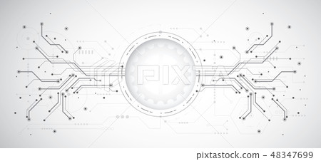 Abstract 3d design background with technology - Stock Illustration ...