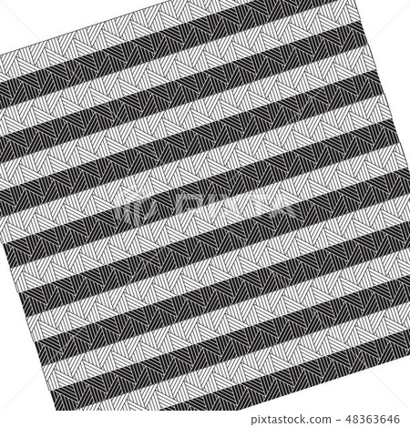 Abstract black and white line triangle pattern. - Stock Illustration ...