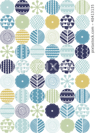 Seamless Nordic pattern - Stock Illustration [48413135] - PIXTA