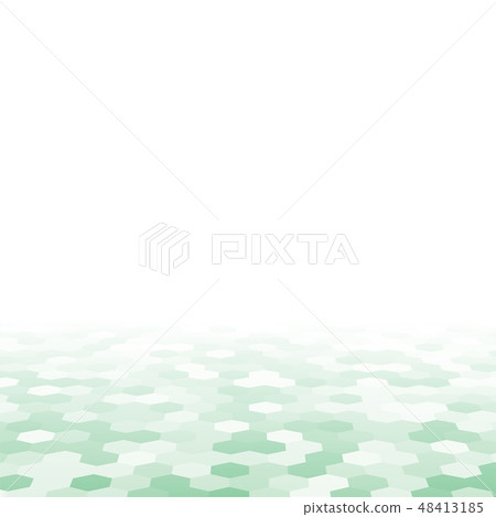 Green random of hexagon mosaic, tiles background. - Stock Illustration ...