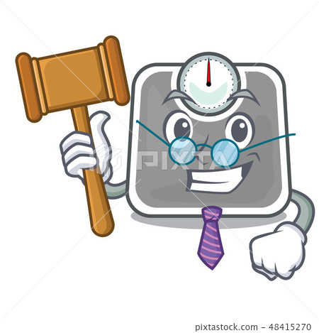 Judge weight scala isolated with in cartoons - Stock Illustration ...