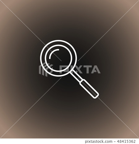 Outline search icon - Stock Illustration [48415362] - PIXTA