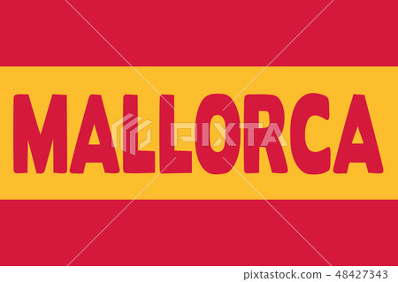 mallorca_flag_ESP.eps - Stock Illustration [48427343] - PIXTA