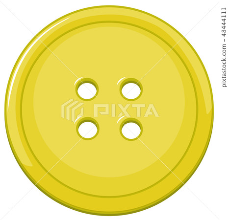 Large yellow isolated button - Stock Illustration [48444111] - PIXTA