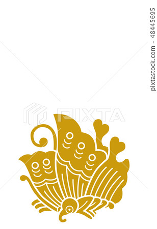 Battle crest crest Kim Ikeda Heng Xing - Stock Illustration [48445695 ...