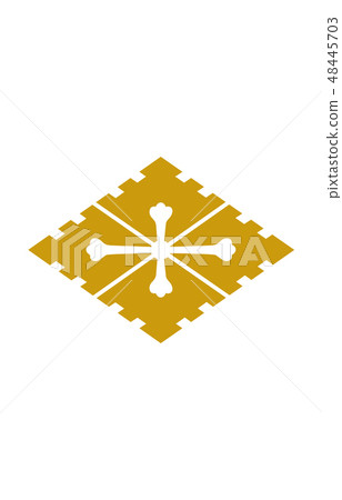 Battle crest crest Kim Ouchi Yoshitaka - Stock Illustration [48445703 ...
