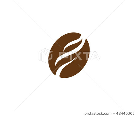 Coffee Logo Template vector icon - Stock Illustration [48446305] - PIXTA