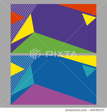 Two background design with abstract colors - Stock Illustration ...