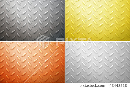Four different background designs in four colors - Stock Illustration ...