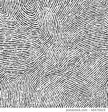 Fingerprint seamless background on square shape. - Stock Illustration ...