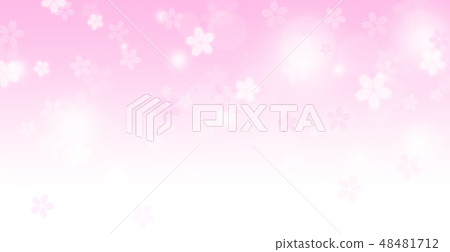 Background material Sakura - Stock Illustration [48481712] - PIXTA
