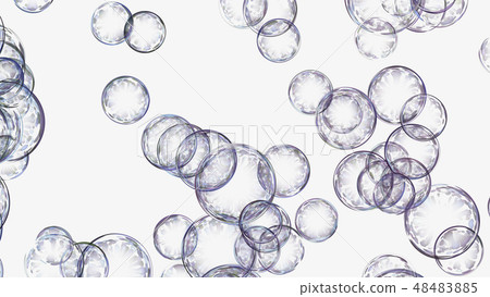 CG Particle Soap Bubble - Stock Illustration [48483885] - PIXTA