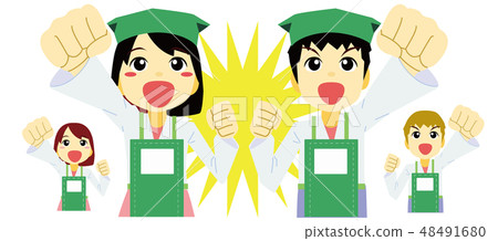 Illustrations for men and women looking for... - Stock Illustration ...