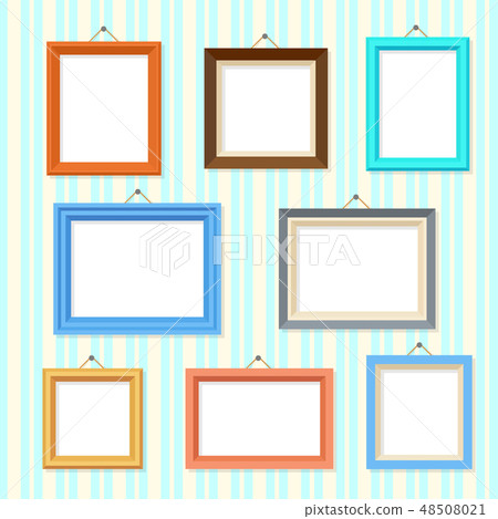 Retro picture image cartoon frames vector set - Stock Illustration ...