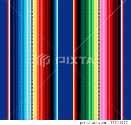 Seamless mexican rug pattern. Serape design - Stock Illustration ...