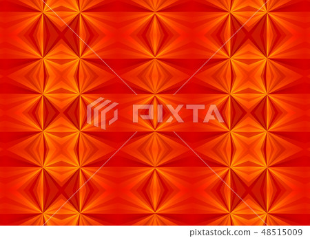 Bright red background with abstract pattern-插圖素材 [48515009] - PIXTA圖庫