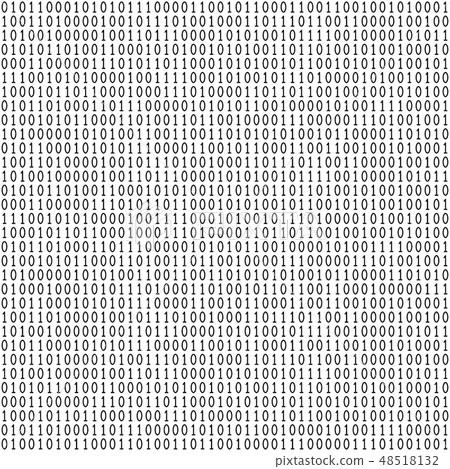 Binary code seamless pattern-插圖素材 [48518132] - PIXTA圖庫