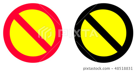 Prohibited mark - Stock Illustration [48518831] - PIXTA