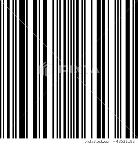Bar code. Seamless pattern - Stock Illustration [48521198] - PIXTA