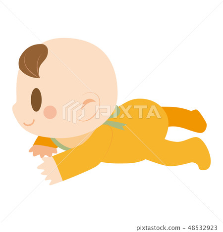 Baby shrinking - Stock Illustration [48532923] - PIXTA
