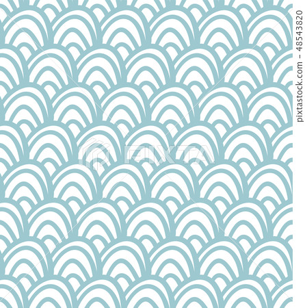 blue shell pattern - Stock Illustration [48543820] - PIXTA