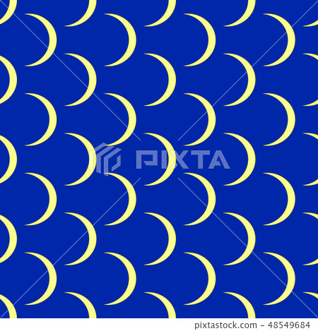 Seamless pattern on the blue background - Stock Illustration [48549684 ...