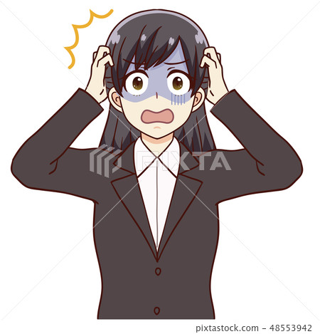 Female shock - Stock Illustration [48553942] - PIXTA
